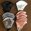 Silky Satin Classy Face Masks Wedding Mask 2layers With Nose Wire and ...