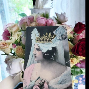 Wood Nymph Doll Postcard Artist Woman Lady Girl, Forest Trees Long Hair ...