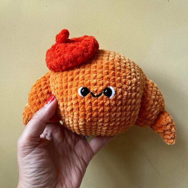 Croissant Crochet Pattern - PDF Pattern - Low Sew - Amigurumi Pastry - Etsy