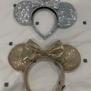 Gingerbread Mickey and Minnie Christmas Ears Mickey Mouse - Etsy