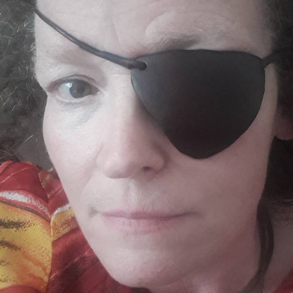 Standard, Functional, Leather Eye Patch, Handmade and Finished. - Etsy