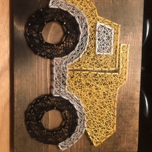 Truck String Art, Dump Truck String Art, Boy String Art, Construction ...