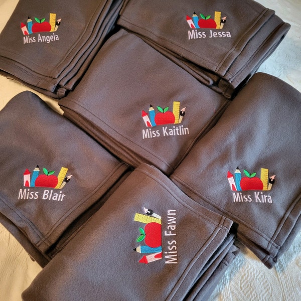 School Supplies Pocket Topper - Machine Embroidery Design, Pocket ...