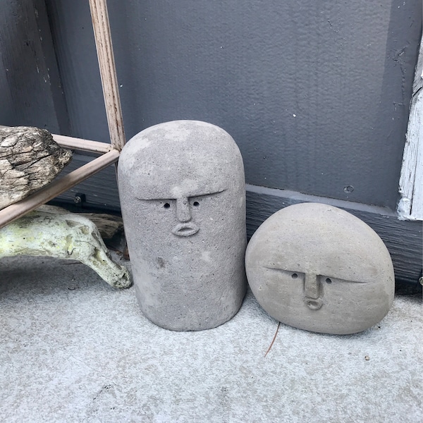 Funny Stone , Stone Face Figurine, Meme Funny Stone, Stone Carving Face ...