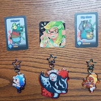 Splatoon 3 Squid Sisters Agent 3 Deep Cut STAY FRESH Glitter Epoxy ...