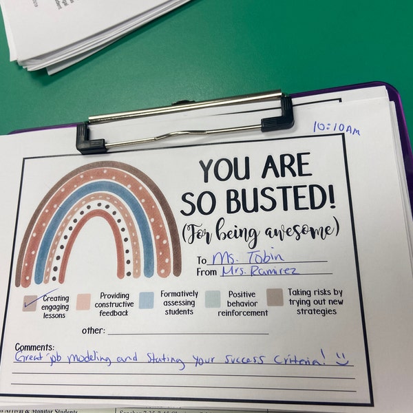 Colorful Principal Printable - Note From Principal - From Principal ...