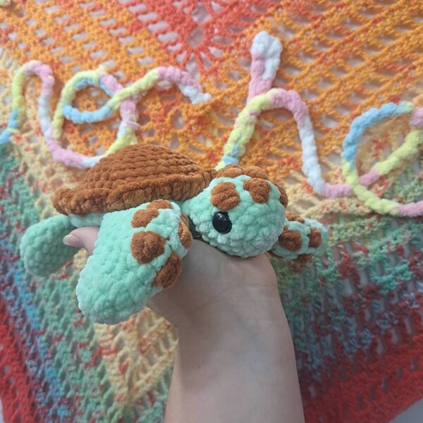 CROCHET PATTERN: Thea the No Sew Sea Turtle - Etsy