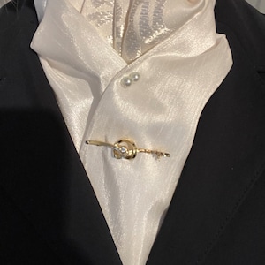 Ready Tied Equestrian Stock Tie Dressage/eventing/hunting - Etsy