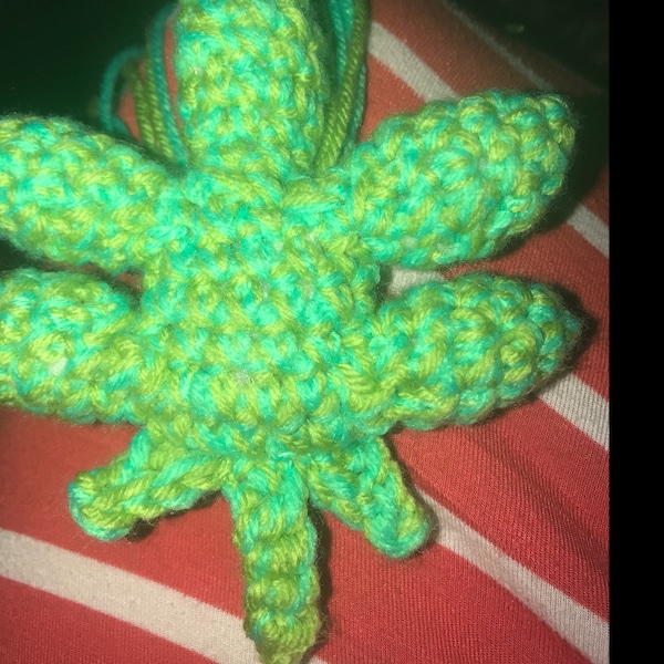Boho Crochet Ouid Flower PATTERN - Weed Leaf Amigurumi, Crochet Pot ...