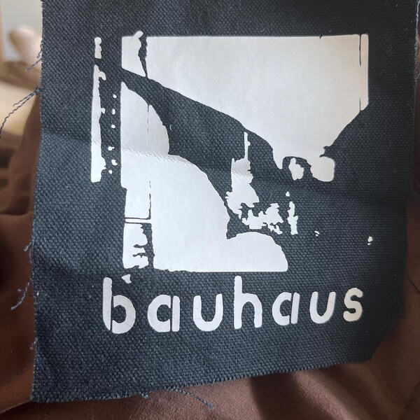 Specimen Sew on Punk Patch, White and Black Canvas Fabric, 80s 90s Dark ...