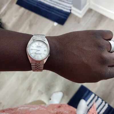 Custom Silver Casio World Time Watch With Color Screen Mod pick Your ...