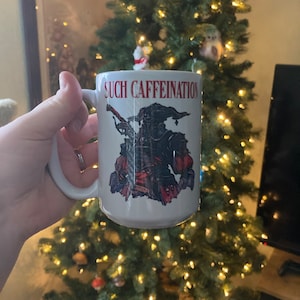 FFXIV Coffee Mug Gaius such Caffeination, FF14 Mug Gaius Meme Coffee ...