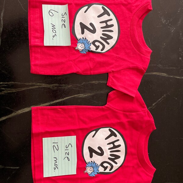 Thing 1, Thing 2 3,4.. Dr Seuss Personalized Hoodies W Your Text/ Image ...