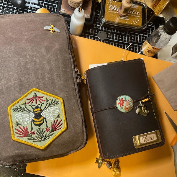 Floral Embroidered Patch, Nature is Magic, Gift for Gardeners, Gift for ...