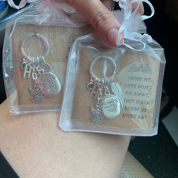 Angel Keyring, Sympathy Keychain, Memorial Key Ring, Condolence Gift ...