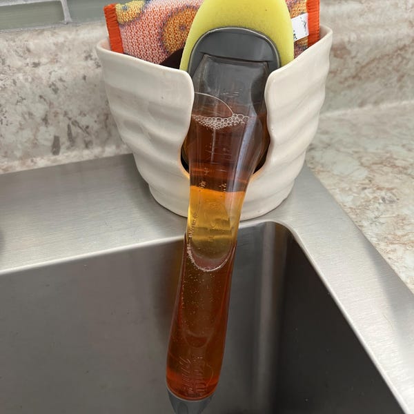 Kitchen Dish Brush/wand Holder - Etsy