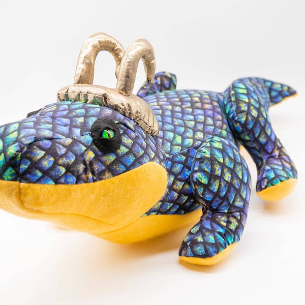 Grinning Gator PDF Sewing Pattern/ Loki Alligator Croki Free Add On ...