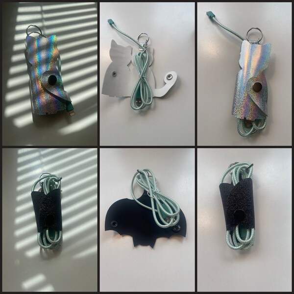 Goth Bat Wing Keychain SVG | Mans Bat Key Cover Template Key Wrap Bag ...