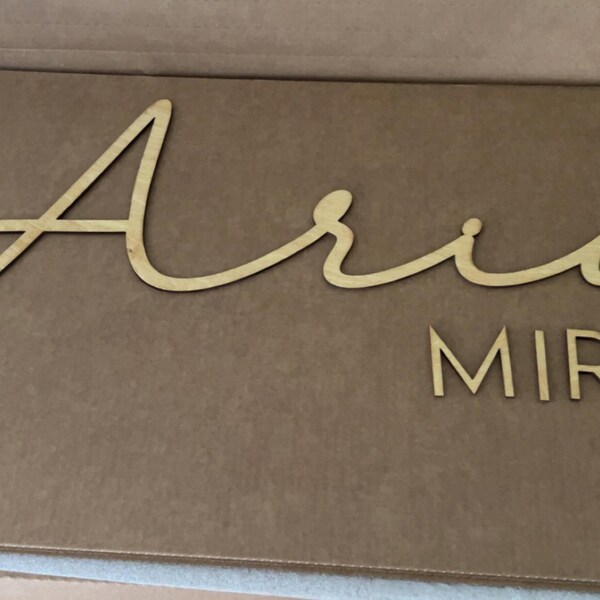 Custom Wood Baby Name Sign | Letter Wall Art | Kids Room Art | Wall Art ...