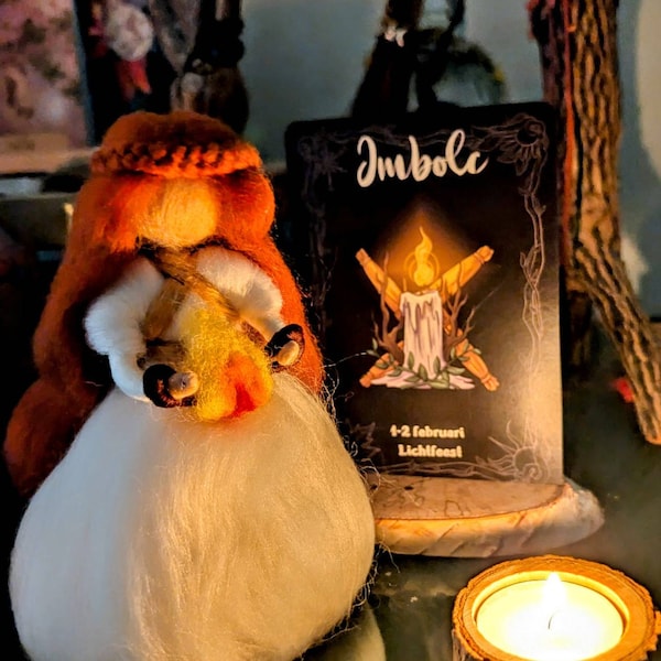 Fairy Toadstool Tree Topper, Yule Celebrations/christmas Needle Felt ...