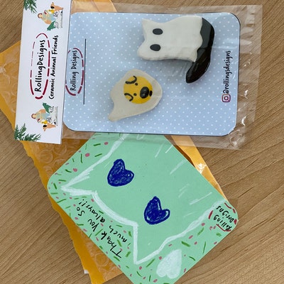 MADE TO ORDER Ceramic Dachshund Magnet Fridge Magnet Dog Mom - Etsy