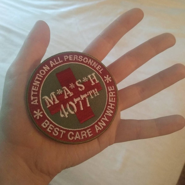 M*A*S*H Best Care Anywhere 4077th Embroidered Patch Medical Unit ...