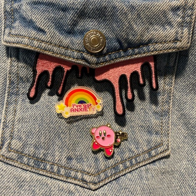 Horror Blood Drip Embroidered Patch - Etsy