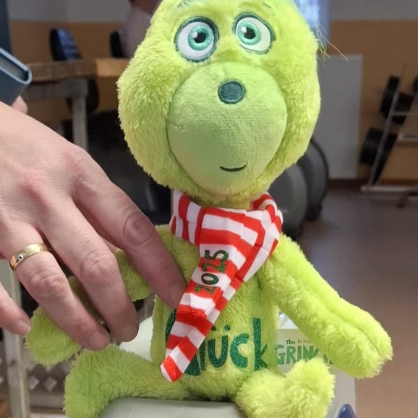 The Mischievous Grinch Bunny!personalized Easter - Etsy