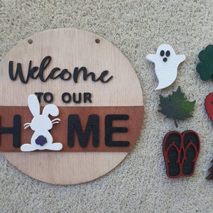 Interchangeable HOME Sign SVG FILE - Etsy