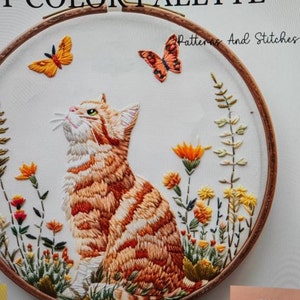 Floral Window Embroidery Pattern, Beginner Hand Embroidery, Beautiful ...