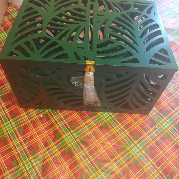 Palm Leaves Wedding Card Box-palm Fronds Wedding Money Box-tropical ...