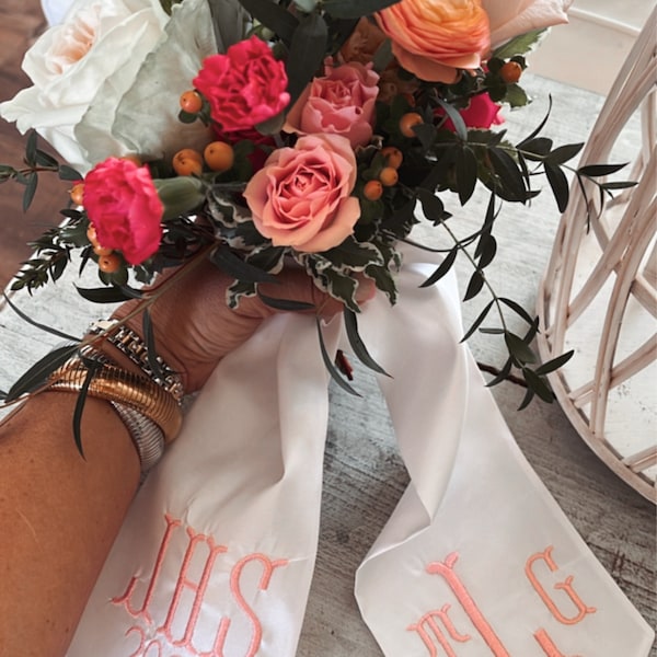 School Bouquet Sash, Prom, 4 Inch Wide, Homecoming, Graduation, Floral ...