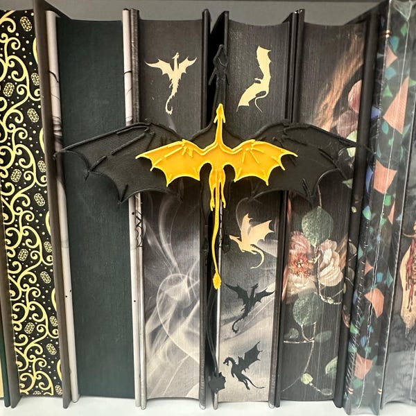 Fourth Wing Double Dragon BOOK INSERT | Book Mark | Book Accessory ...