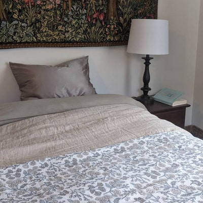 New Hand Block Print Cotton Flat Sheet Handmade Bed Sheet Hand Print Bedspread Blanket Bedding ...