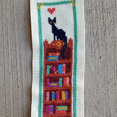 Cat Cross Stitch Bookmark Pattern Cute Cross Stitch Pattern PDF Easy ...