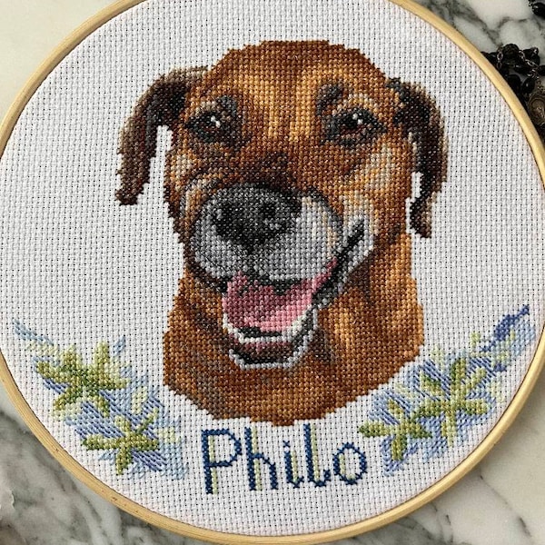 Lilac Tree Shrub Cross Stitch Bookmark Pattern, Floral Embroidery PDF ...