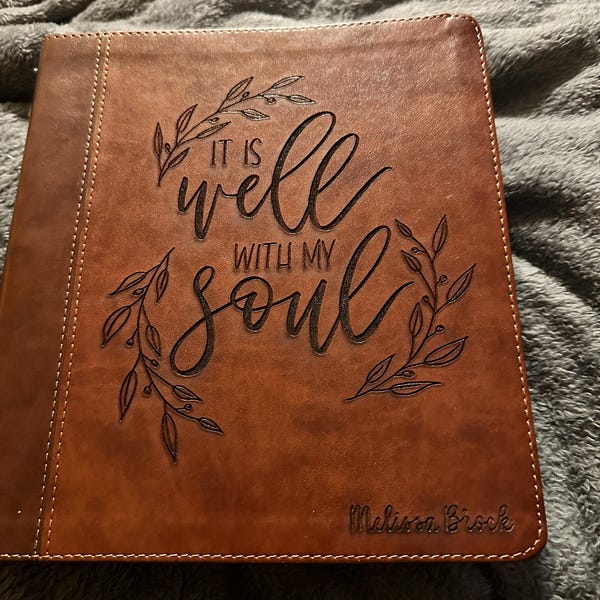 PERSONALIZED CSB Note Taking Bible - Sea Blue - the Grass Withers, the ...