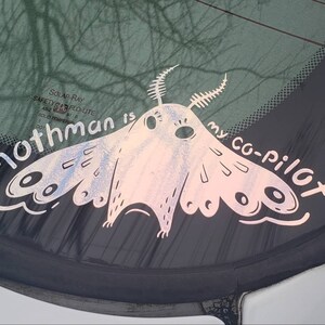 Mothman is My Co-pilot Decal | Etsy