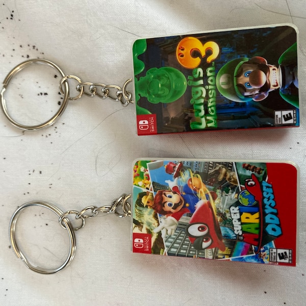 Miniature Switch Game Keychains & Magnets - Etsy