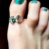 Toe Rings Stacking Toe Ring Cream Pearl Toe Ring Bridal Toe - Etsy Canada