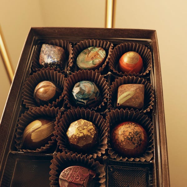 Classic Truffle Collection- Hand Painted Truffles, Chocolate Bon Bons ...