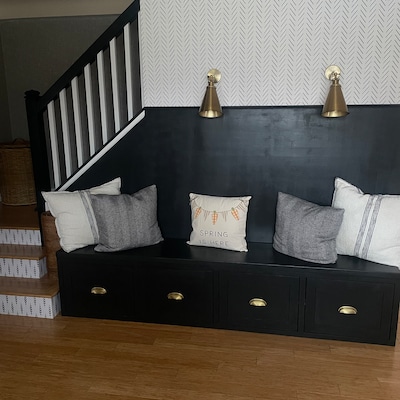 Add-on Fee Solid Dividers Between Cubbies of Entryway Bench - Etsy