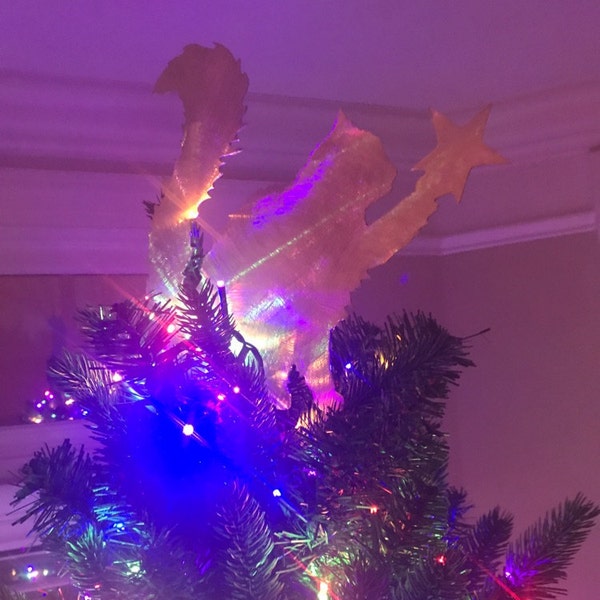 Fluffy Kitty Cat, Cat Christmas Tree Topper, Persian Cat, Furry, Wreath ...
