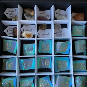 Personalised Crystal Advent Calendar / Personalised Christmas Calendar ...