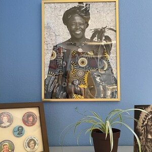 Wangari Maathai Premium Poster - Wall Art Print - Modern Black Art ...