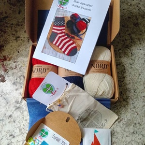 Bee Happy KIT Knitting Craft Kit Knit Your Own Bee Socks, All You Need ...