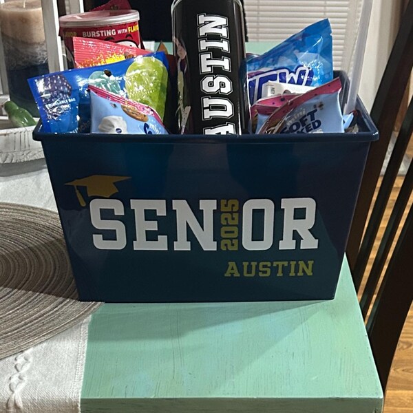 Custom Graduation Senior Gift Basket, Personalized Senior 2026, High ...