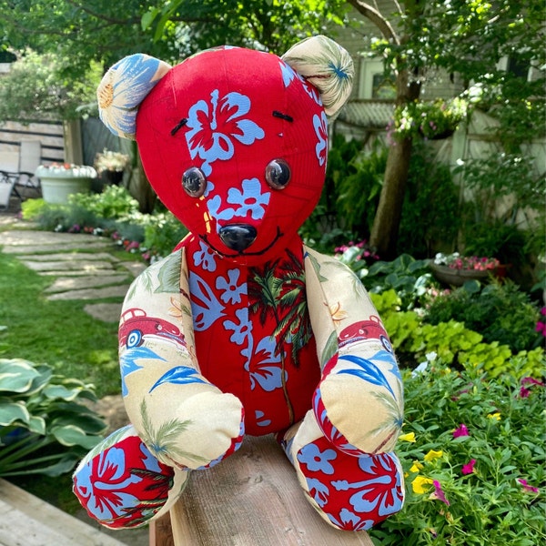 Memory Bear Custom Made From Loved Ones Clothing,handcrafted Keepsake ...