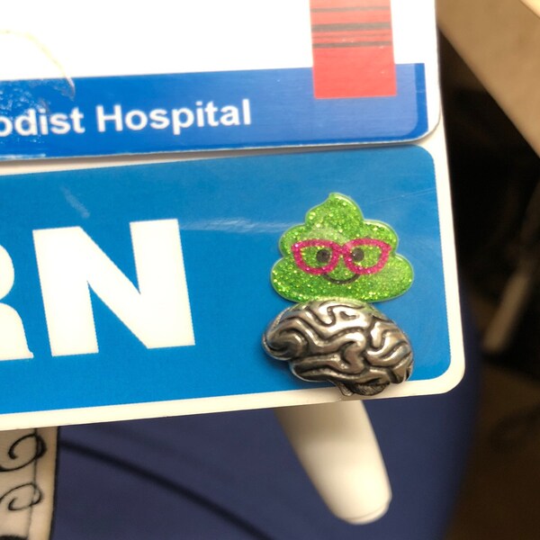 Brain Lapel Pins - CC157- Medical and Anatomy, Neurology Pins for ...