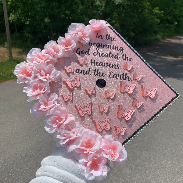 Custom Bling Mortarboard Topper| Custom Rhinestone Graduation Cap ...